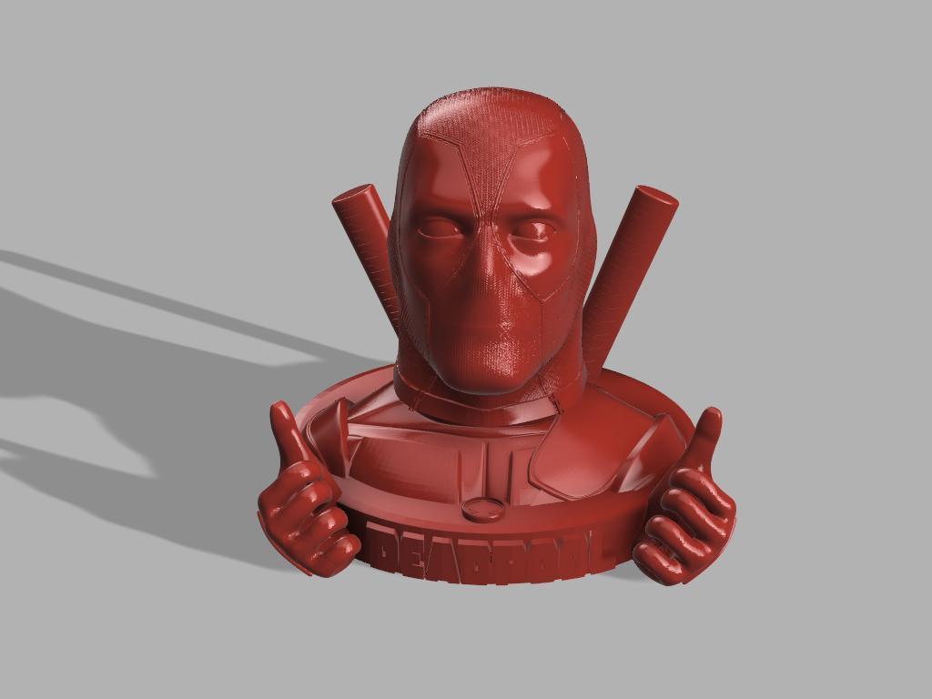Free 3D file DeadPool・3D print design to download・Cults