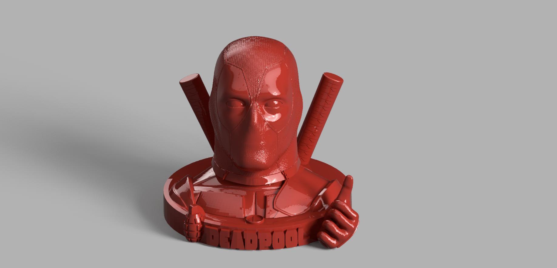 Free 3D file DeadPool・3D print design to download・Cults