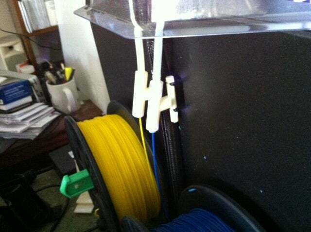 Free STL file Filament Tube Holder - MakerBot Replicator 2X 🪢・3D ...