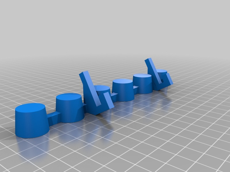 Free 3D file TubeHolder for Ikea Skadis - Color Holder for Large 22ML ...