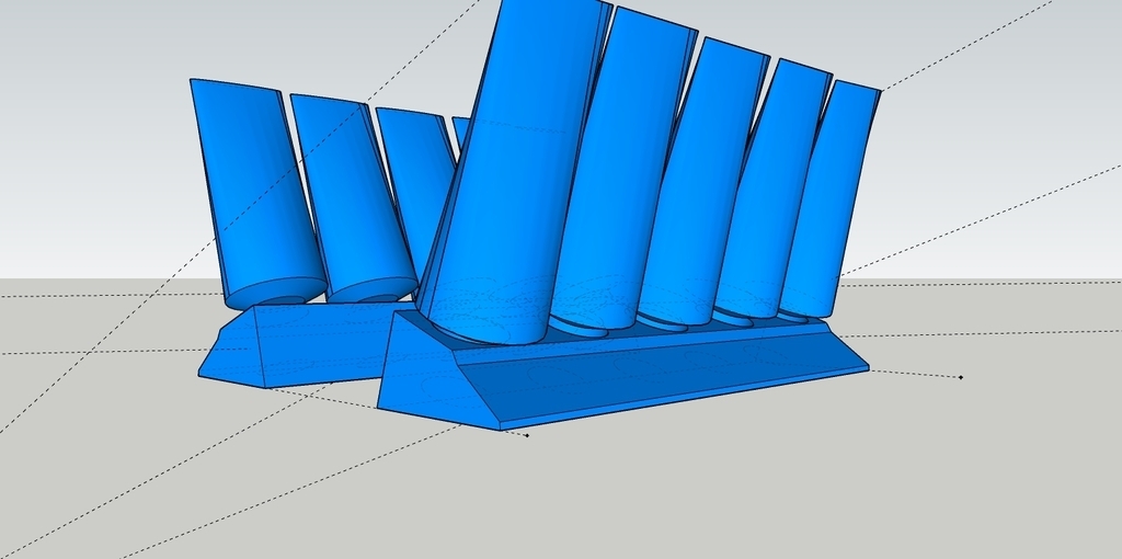 Free 3D file Color Holder for Large 22ML Tubes 🎨・3D printer model to ...