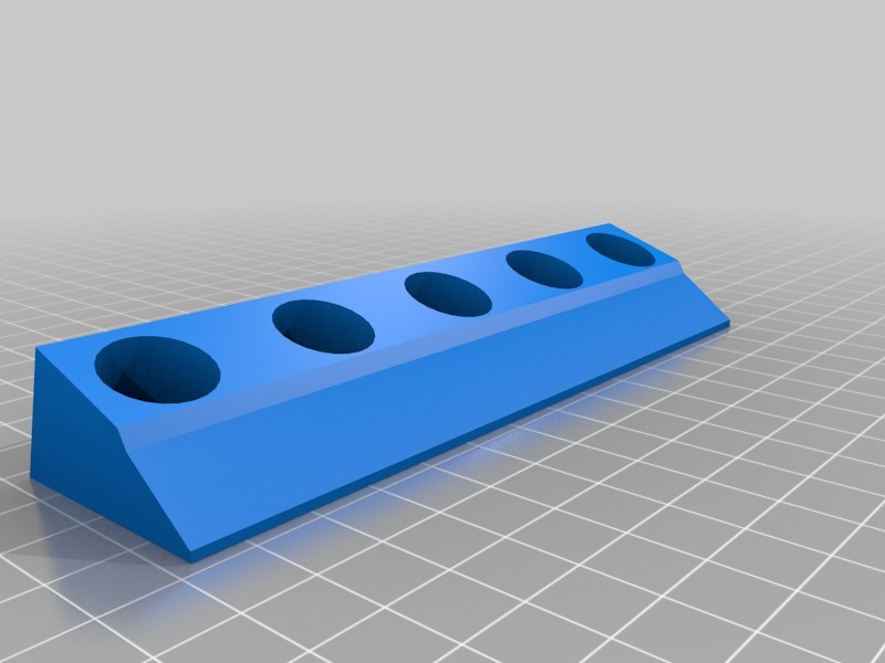 Free 3D file Color Holder for Large 22ML Tubes 🎨・3D printer model to ...