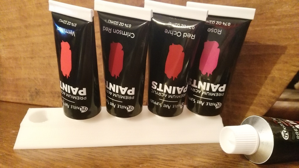 Free 3D file Color Holder for Large 22ML Tubes 🎨・3D printer model to ...