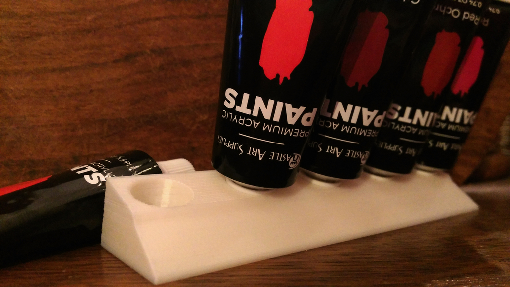 Free 3D file Color Holder for Large 22ML Tubes 🎨・3D printer model to ...