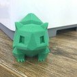 3D printing Low-Poly Bulbasaur ・ Cults