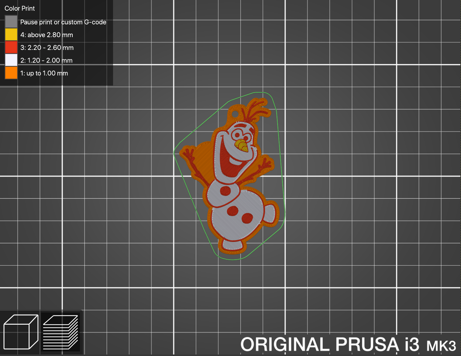 STL file Olaf keychain・3D print design to download・Cults