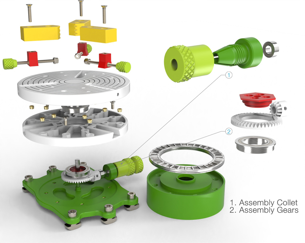 Free 3D file R-Axis for Coordinate XY-Table 👽・3D printer design to ...