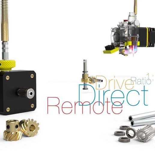 Download free STL file Remote Direct Drive • 3D printable template ・ Cults