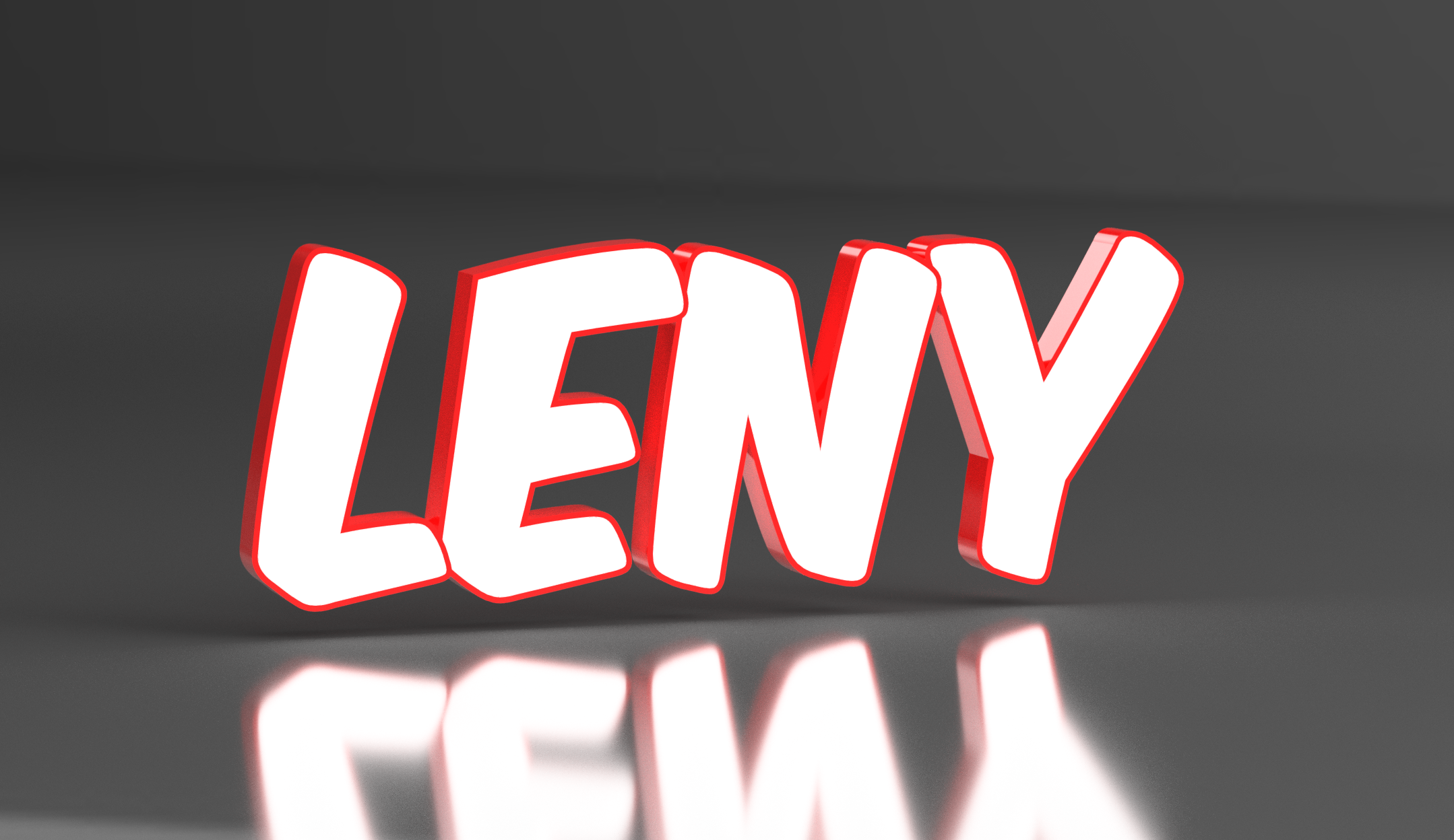 Archivo STL Nombre luminoso Leny・Idea de impresión 3D para descargar・Cults