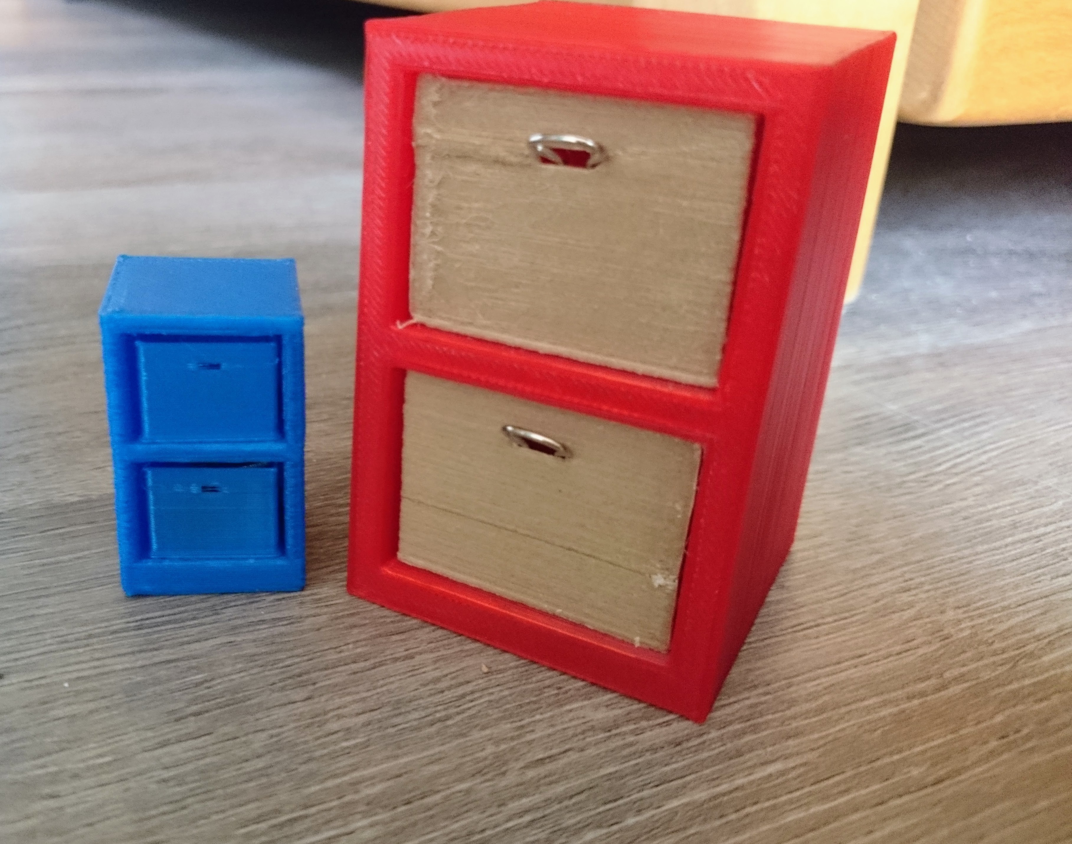 Бесплатный STL файл Mini Filing Cabinet・Дизайн 3D-принтера для ...