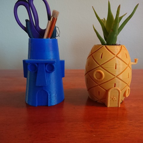 Download free STL file Spongebob's House Plant Pot ・ Cults