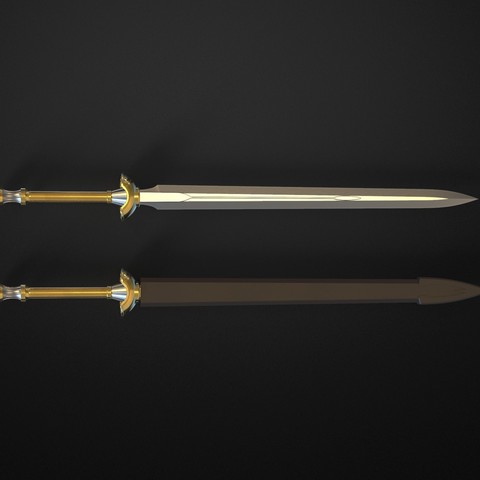 Download STL file Shield Hero Raphtalia Sword FULL set! • 3D printer ...