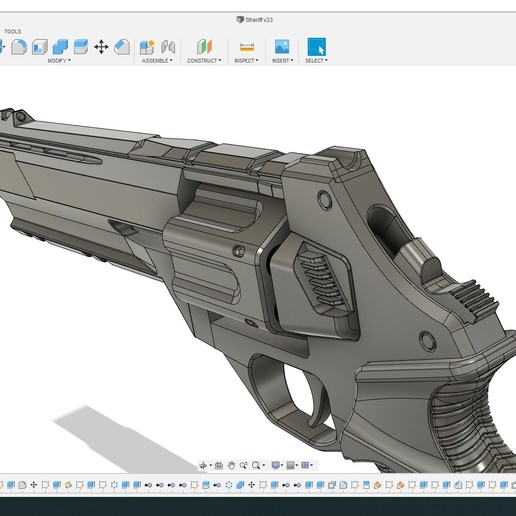 Download 3D printing templates Valorant - Sheriff Revolver ・ Cults