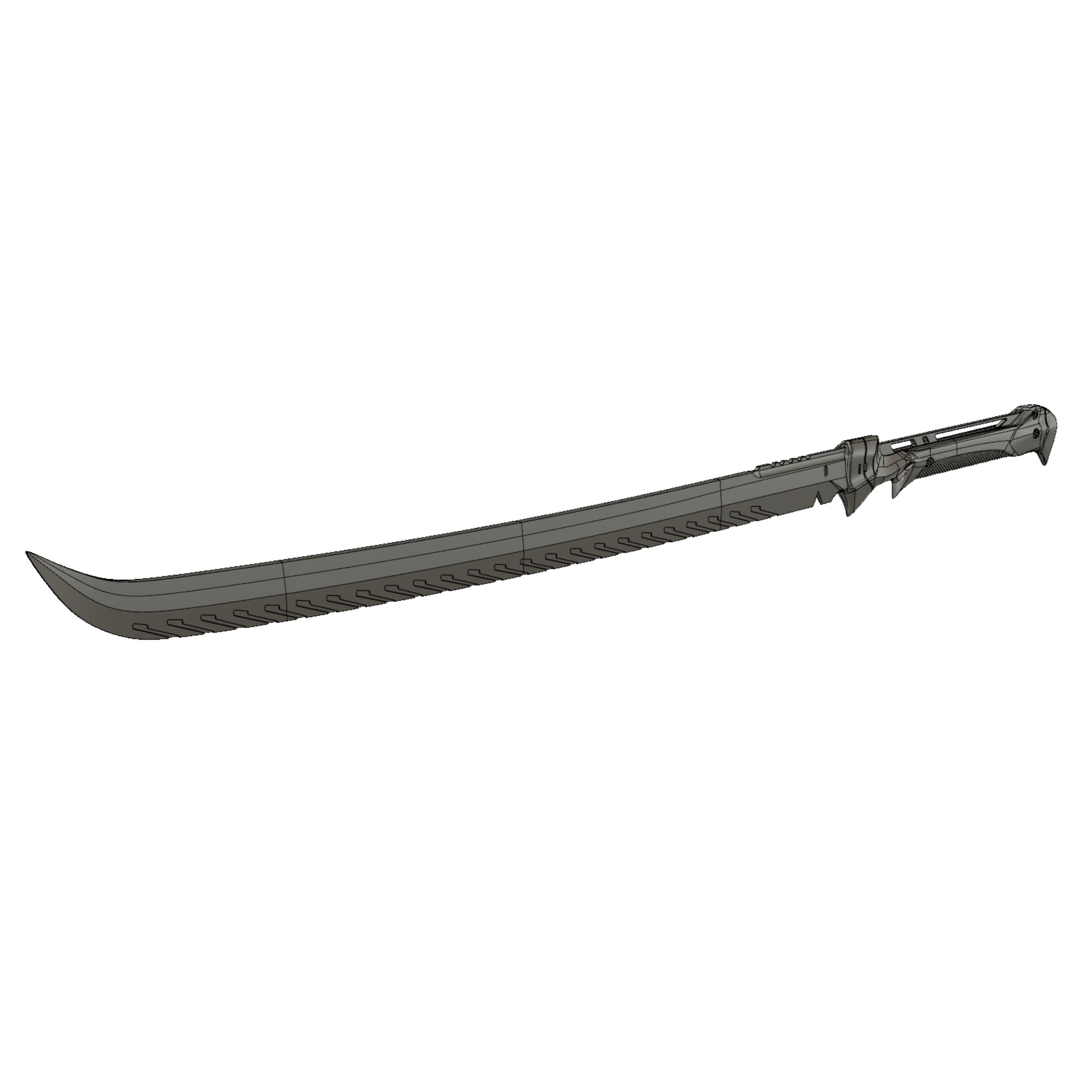 Free 3D file Hunter Sword・3D printing idea to download・Cults