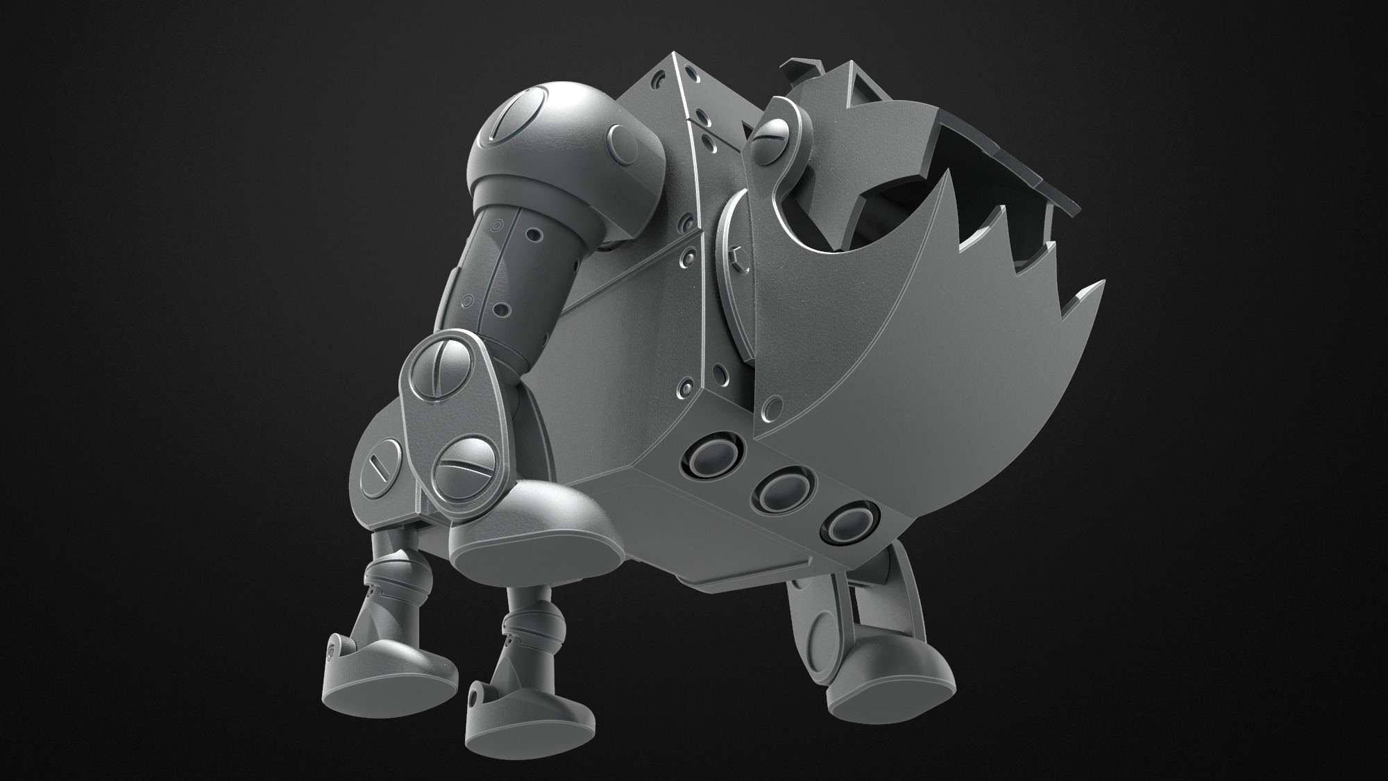 Descargar archivo STL Perro Robo Chip Dale • Diseño para impresión en ...