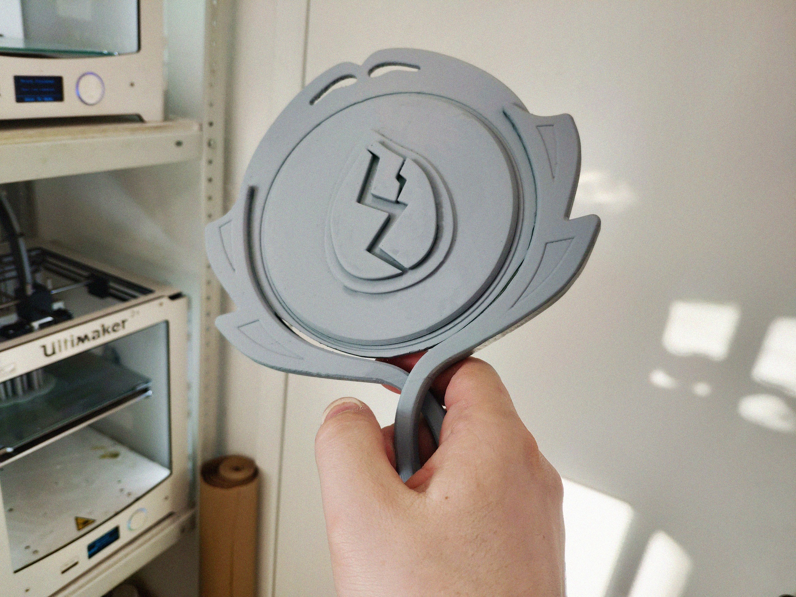 3D file Mirror Gem - Steven Universe - Lapis Lazuli・3D printing design ...