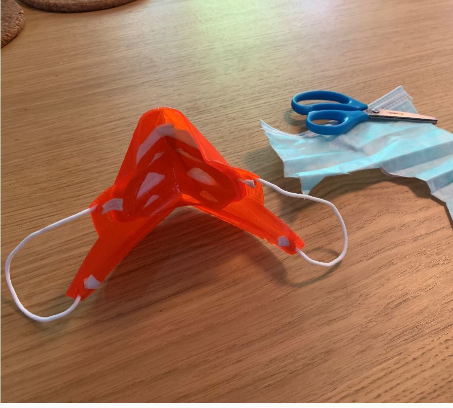 3D printing Facial Mask 1.1 • made with Creality CR-10-S4, direct drive ...