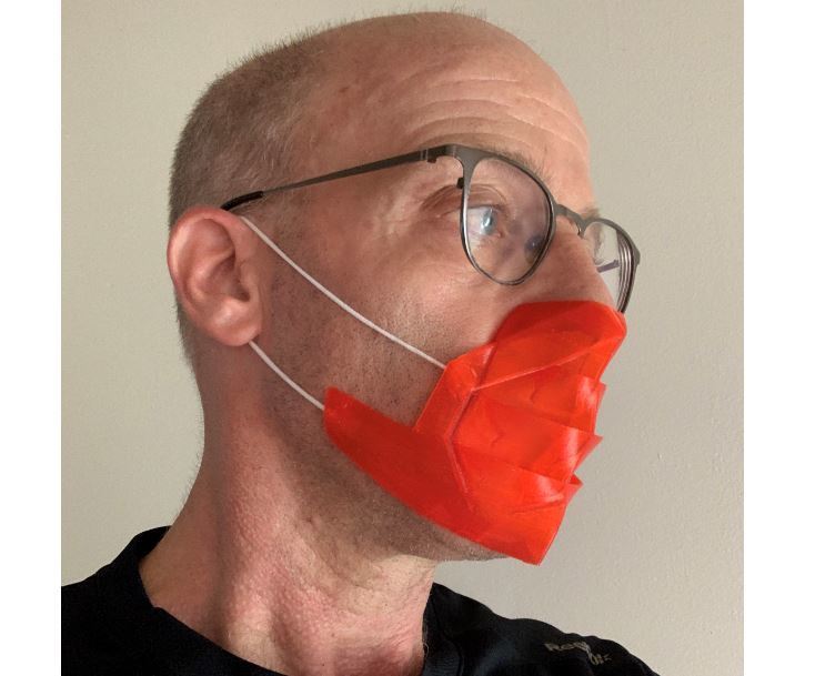 3D printing Facial Mask 1.1 • made with Creality CR-10-S4, direct drive ...