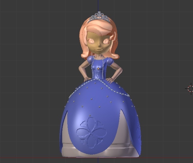 STL file Princess Sofia 👸・3D printing idea to download・Cults