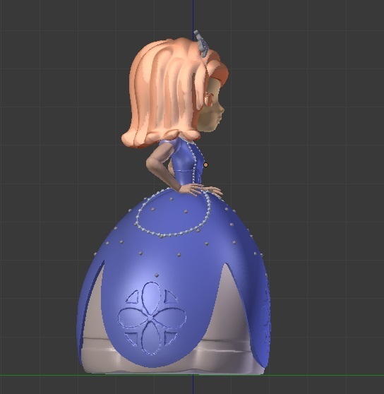 STL file Princess Sofia 👸・3D printing idea to download・Cults