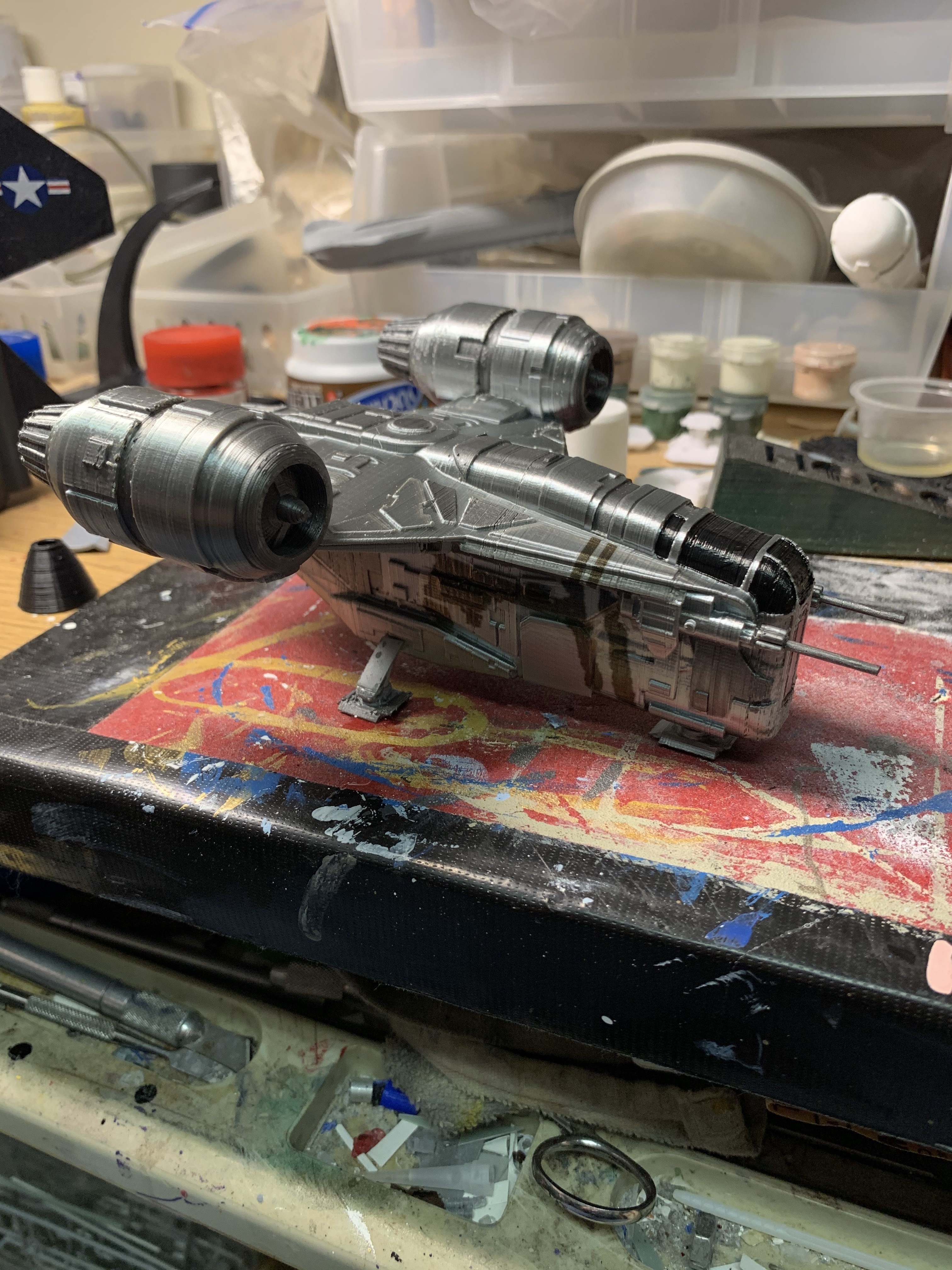 3D printed the mandalorian razor crest ship • made with Ender 3 ・ Cults