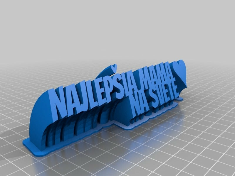 Free STL file Sweeping Plate- Najlepšia mam 🏢・3D printable model to ...