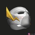Download STL file Godspeed Mask - Flash God Season 6 - Flash cosplay ...