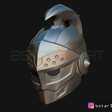 Download STL file Kamen Rider Brave - Helmet for cosplay • Model to 3D ...