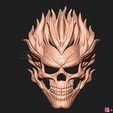 Download STL file Ghost Rider mask -Agents of SHIELD - Marvel comics 3D ...