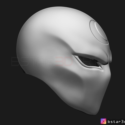 Download 3D printer templates Moon Knight Mask - Marvel helmet ・ Cults