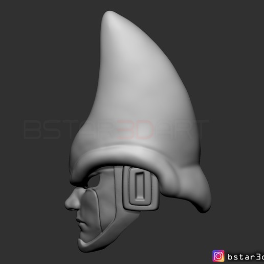 Download STL file CELL Mask -Dragon Ball Z Cosplay or custom • 3D print ...