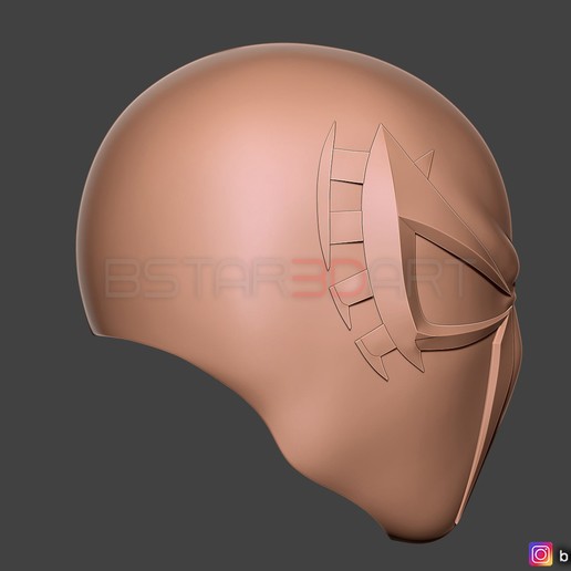 Download STL files Spider Man 2099 mask -Spider man Helmet - Marvel ...