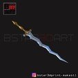 Download STL file Fire Emblem Awakening Robin Levin Sword - Weapon ...