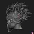 Download STL file Ghost Rider mask -Agents of SHIELD - Marvel comics 3D ...