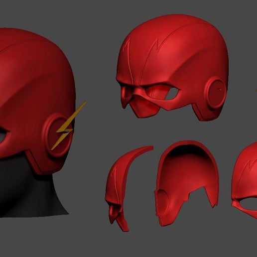 Descargar archivo 3D Casco de Flash SS5 ・ Cults