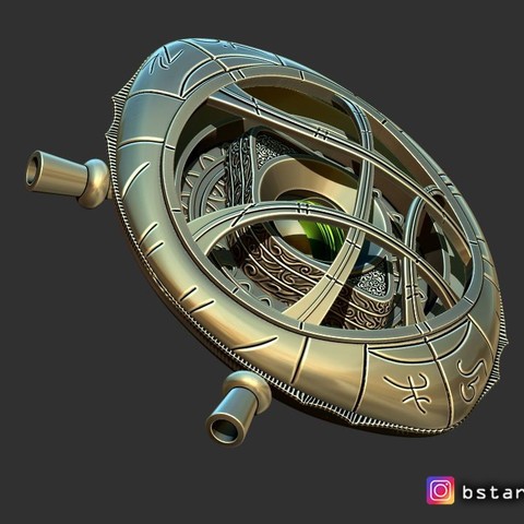 Télécharger fichier STL Eye Of Agamotto - TIME STONE - Doctor Strange ...