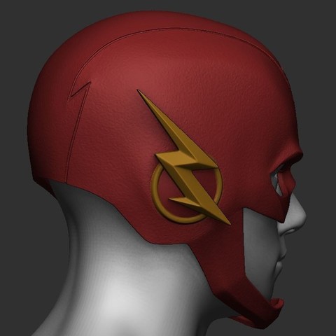 Download 3D printing templates Flash Helmet - Justice League ・ Cults