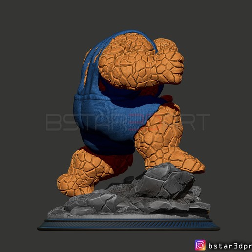 Download STL file The Thing High Quality - Fantastic Four - Marvel ...