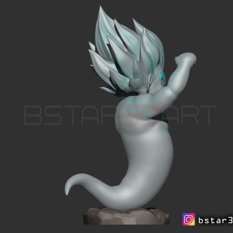 Descargar modelo 3D Goten KS Ghost versión 02 de Dragon Ball Z ・ Cults