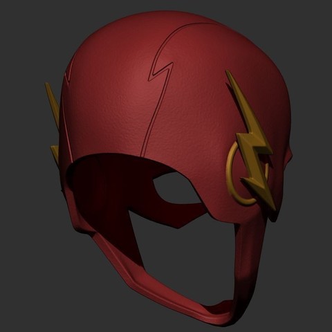 Download 3D printing templates Flash Helmet - Justice League ・ Cults