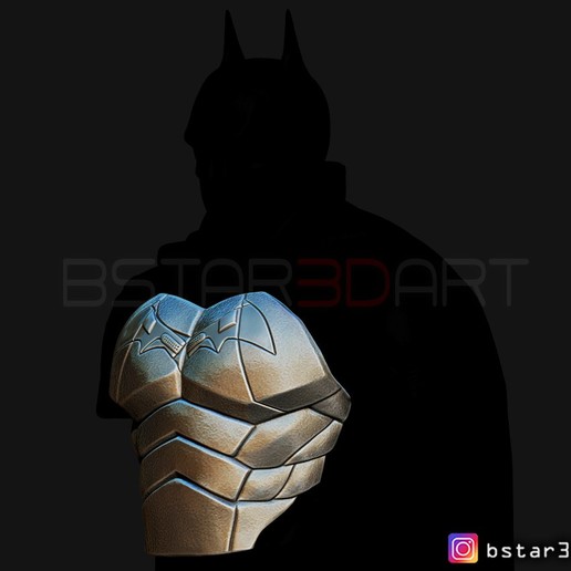 Download STL file Batman Chest Armor - Batman 2021 - Robert Pattinson ...
