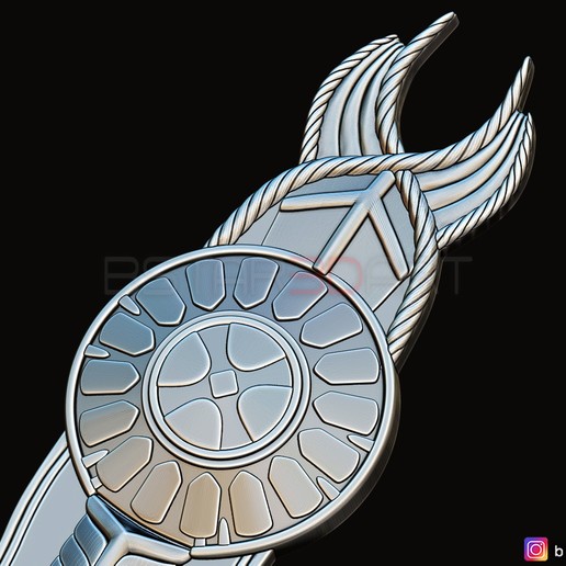 Download STL file Guardian Shield - gauntlet kratos - kratos armor - God of War 3D print model ...