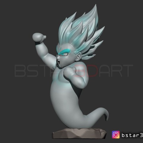 Descargar modelo 3D Goten KS Ghost versión 02 de Dragon Ball Z ・ Cults