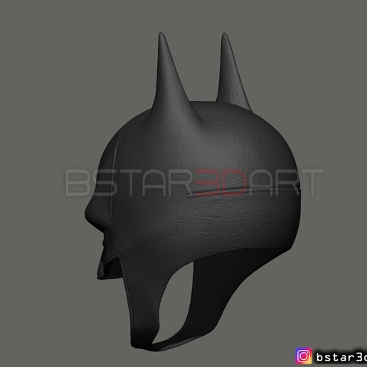 Download STL file Batman Mask - Robert Pattinson - The Batman 2021 - DC ...