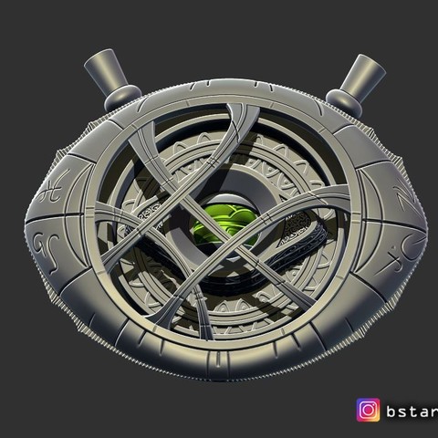 Download 3D printer model Eye Of Agamotto - TIME STONE - Doctor Strange ...