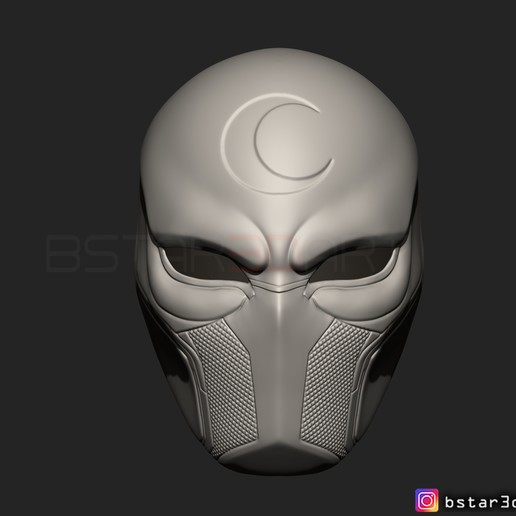 Download STL file The Moon Knight Helmet - Marvel Mask High quality 3D ...