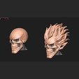 Download STL file Ghost Rider mask -Agents of SHIELD - Marvel comics 3D ...
