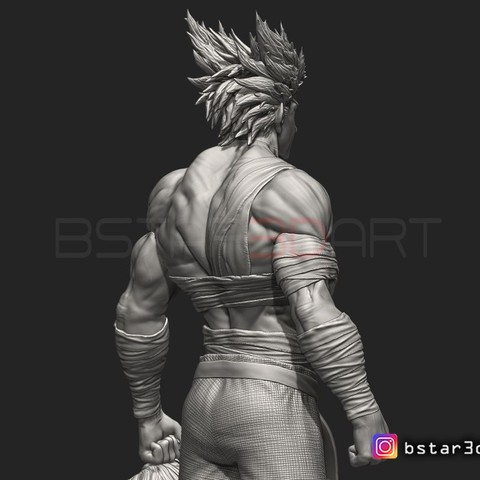 Download STL file Garou - One punch Man - Fan Art - Realistic Version ...