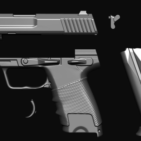 Download 3D printing models Gun ・ Cults