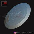 Download 3D printer templates The captain America Shield - Infinity War ...